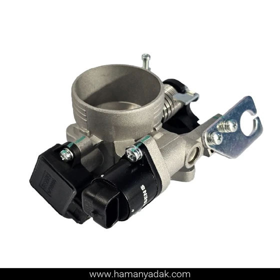 خرید و قیمت دریچه گاز کامل مکانیکی پژو 206 TU5 و پژو SLX مدل SSAT برند هیرکان | ترب