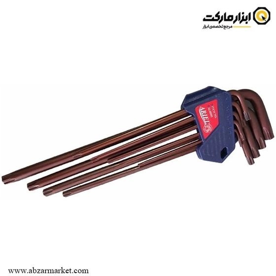 خرید و قیمت ست آلن ستاره ای فوق بلند سوراخ دار آریل مدل ALS0993 | ترب