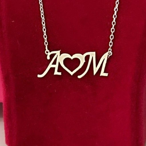 خرید و قیمت پلاک حروف اول اسم با زنجیر | ترب