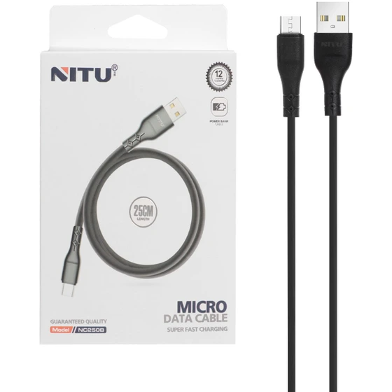 خرید و قیمت کابل تبدیل USB به micro USB نیتو مدل NC250 | ترب