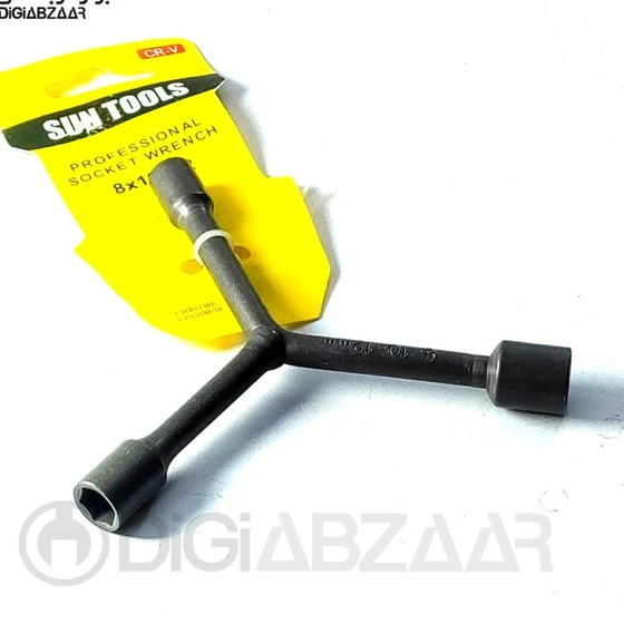 خرید و قیمت آچار صلیبی سه شاخ 8-10-12 میلیمتری کوتاه مدل Suntools | ترب
