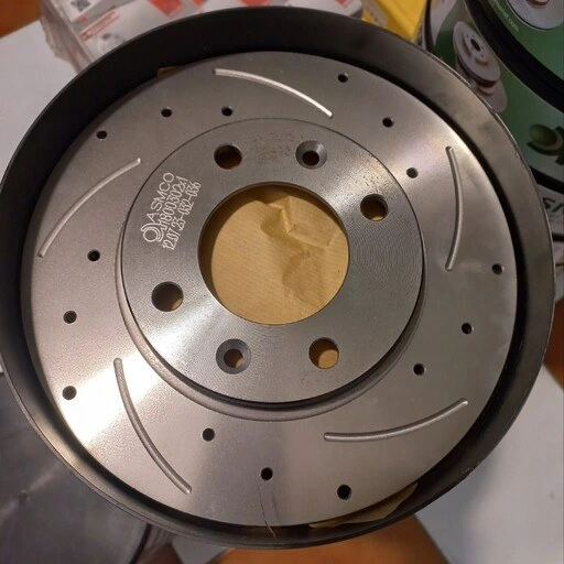 خرید و قیمت دیسک ترمز چرخ عقب پژو206 تیپ 5 سوراخدار اسمکوASMCO بسته دو عددی | ترب