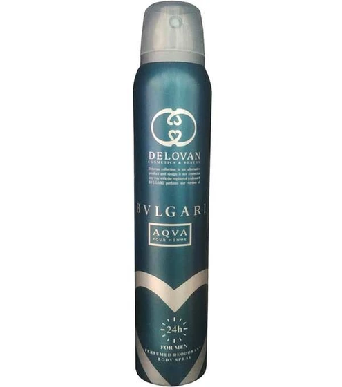 خرید و قیمت اسپری بدن مردانه دلوان Delovan مدل بولگاری 200ml | ترب