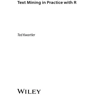 خرید و قیمت دانلود کتاب Text Mining in Practice with R 2017 | ترب