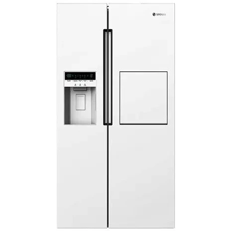 خرید و قیمت یخچال فریزر ساید بای ساید اسنوا 27 فوت مدل S1Di-S100-W | ترب