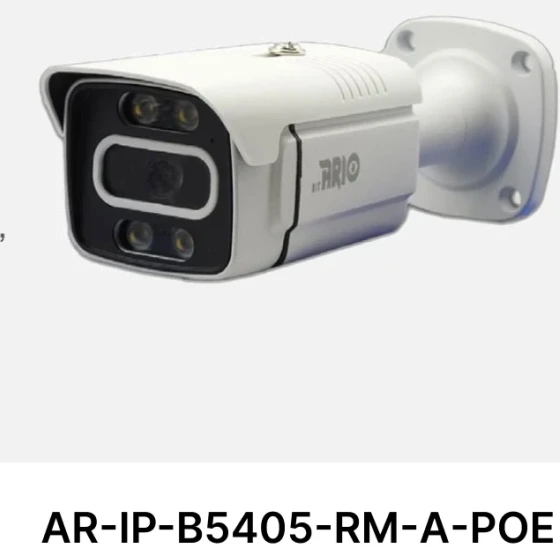 خرید و قیمت دوربین مداربسته بولت آریو مدل ARIO AR-IP-B5405-RM-A-POE | ترب