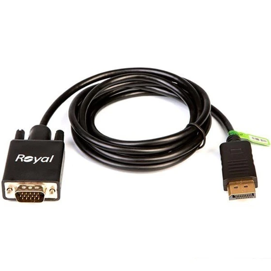 خرید و قیمت کابل 3 متری Display TO VGA برند ROYAL | ترب