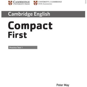 خرید و قیمت دانلود کتاب Compact First - Practice test 1 with keys | ترب