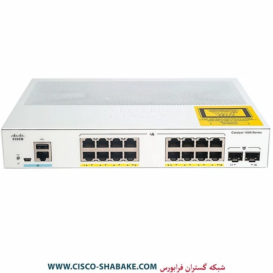خرید و قیمت سوئیچ سیسکو C1000-16FP-2G-L | ترب