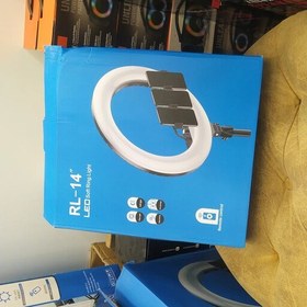 خرید و قیمت رینگ لایت RL 14 طرح جدیدحرفه ای همراه با پایه دو متری و کنترل مناسب سالن و تولید ...