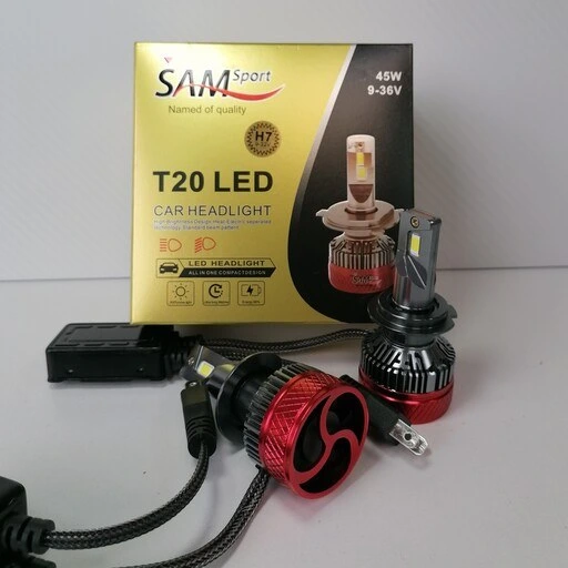 خرید و قیمت هدلایت sam T20 پایه H7 چیپ csp | ترب