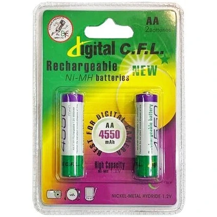 خرید و قیمت شارژر باتری سی.اف.ال مدل DET-105P به همراه 2 عدد باتری قلمی قابل شارژ سی اف ال | ترب