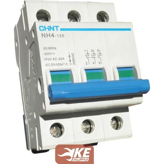 خرید و قیمت کلید خشک(ایزولاتور) سه پل 32 آمپر چینت NH4-125 | ترب