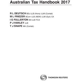 خرید و قیمت دانلود کتاب AUSTRALIAN TAX HANDBOOK 2017. 2017 | ترب