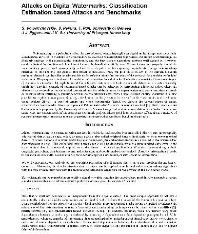 خرید و قیمت دانلود کتاب Attacks on Digital Watermarks Classification, Estimation-based Attacks ...