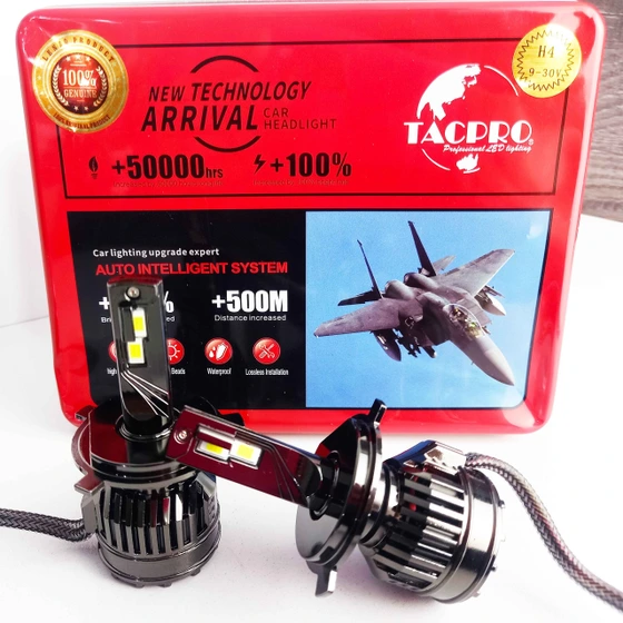 خرید و قیمت ال ای دی هدلایت جعبه فلزی پایه H4 برندTACPRO | ترب