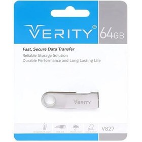 خرید و قیمت فلش مموری 64 گیگ وریتی مدل v827 یو اس بی 3 با گارانتی مادام العمر جنس بدنه فلزی | ترب