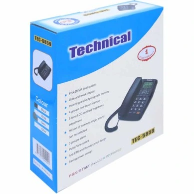 خرید و قیمت گوشی تلفن رومیزی تکنیکال TEC-5859 | ترب
