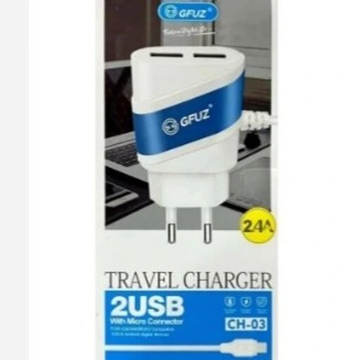 خرید و قیمت شارژر دیواری GFUZ مدل CH-03 به همراه کابل میکرو USB | ترب