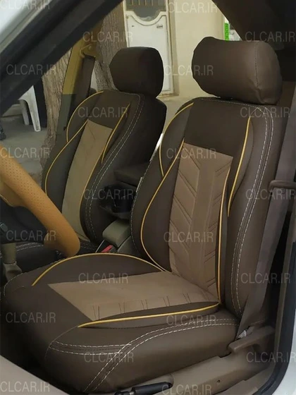 خرید و قیمت روکش صندلی سمند جدید طرح سیلور تمام چرم (سفارشی) کد (SLV-SC ...