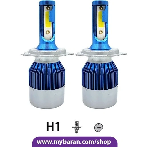 خرید و قیمت هدلایت D3 سه رنگ چهارحالته پایه H1 برند MZM | ترب