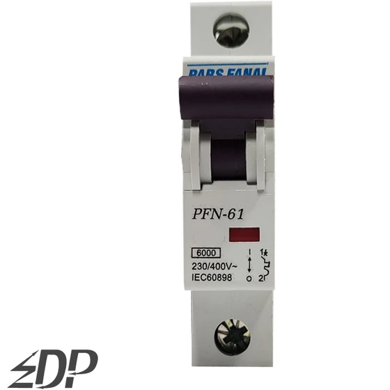 خرید و قیمت فیوز مینیاتوری یک پل 10 آمپر پارس فانال مدل C10-6K-PFN-1P | ترب