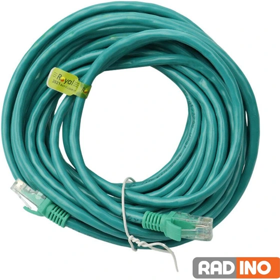 خرید و قیمت کابل شبکه رویال Cat6 مدل Royal 10m | ترب