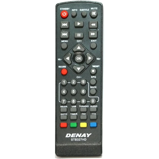 خرید و قیمت ریموت کنترل گیرنده دیجیتال دنای Denay STB327HD | ترب