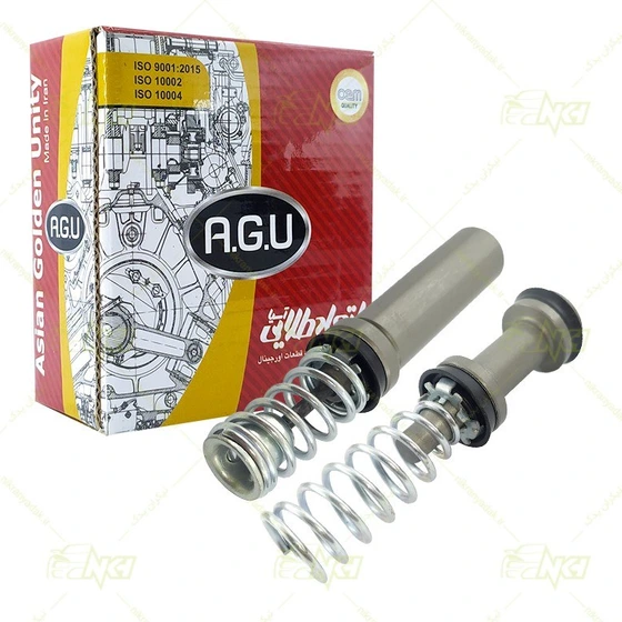 خرید و قیمت لوازم پمپ ترمز کامل دو پیستون پراید AGU- ABS | ترب