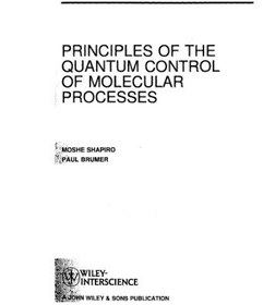خرید و قیمت دانلود کتاب Principles of the Quantum Control of Molecular ...