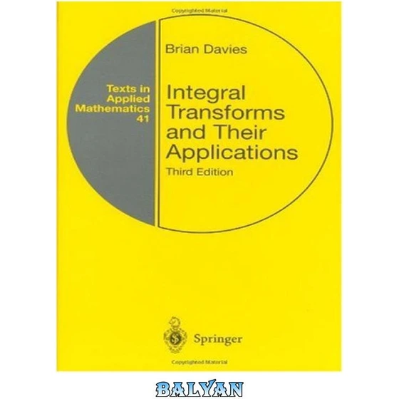 خرید و قیمت دانلود کتاب Integral Transforms And Their Applications ترب