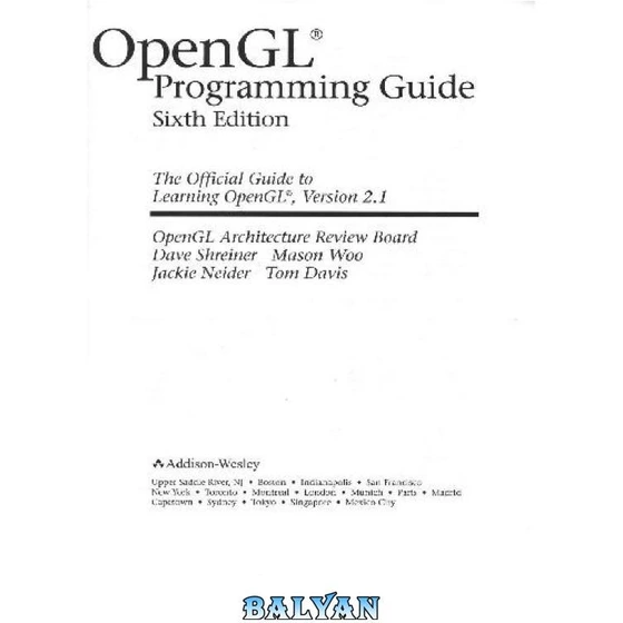 خرید و قیمت دانلود کتاب OpenGL Programming Guide | ترب