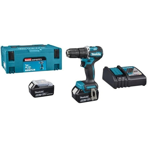 خرید و قیمت دریل شارژی چکشی 18 ولت ماکیتا مدل DHP487RTJ | ترب