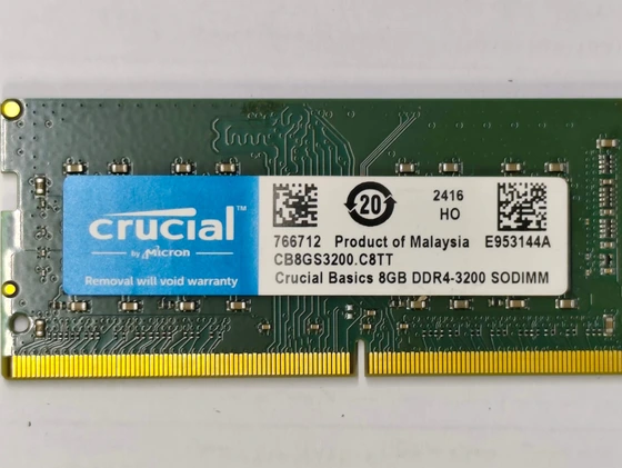 خرید و قیمت رم لپ تاپ Crucial 8GB DDR4 3200MHz مدل CB8GS3200.C8TT | رم ...