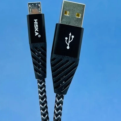 خرید و قیمت کابل کنفی هیسکا 2متری فست شارژ میکرو USB ( اندرویدی) مدل HISKA LX200 | ترب