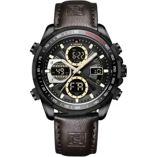 خرید و قیمت ساعت مچی عقربه‌ای مردانه نیوی فورس مدل NF 9197 SGN | ترب