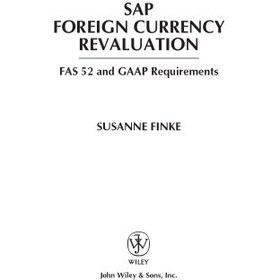 خرید و قیمت دانلود کتاب SAP foreign currency revaluation : FAS 52 and ...