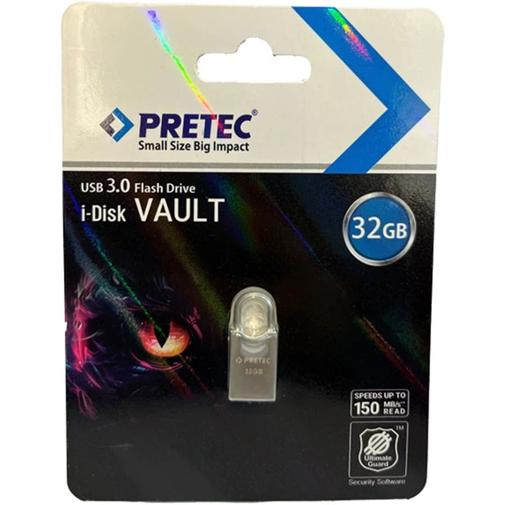 خرید و قیمت فلش 32 گیگ پرتک Pretec i-Disk Vault USB3.0 ا Pretec i-Disk ...