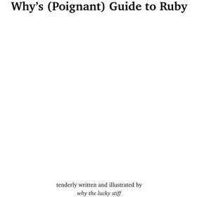 خرید و قیمت دانلود کتاب Why's (poignant) Guide to Ruby | ترب