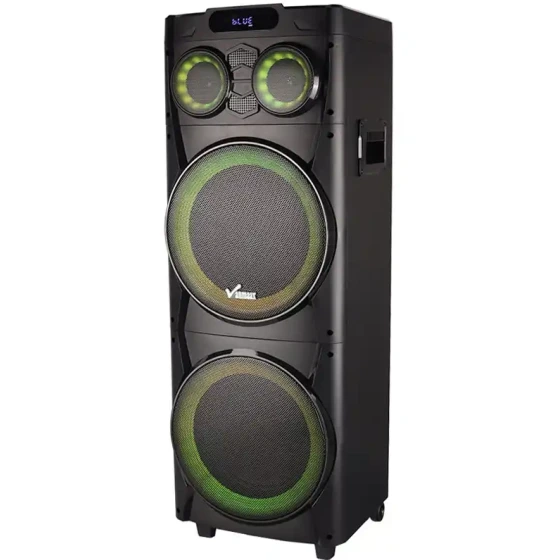 خرید و قیمت اسپیکر چمدانی شارژی (پارتی باکس) VANMAAX مدل MAX 1045 | ترب