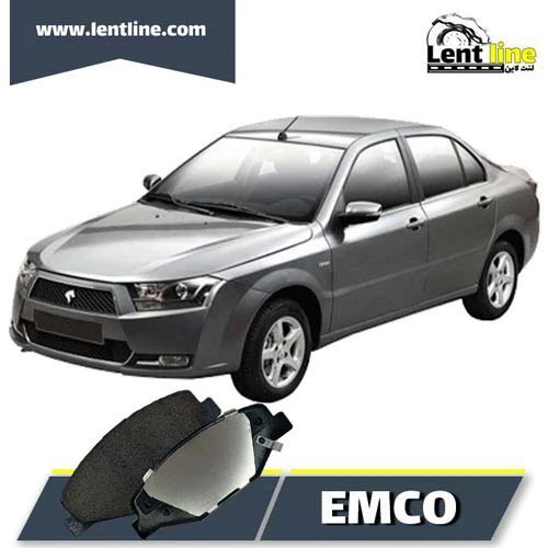 خرید و قیمت لنت جلو دنا پلاس برند EMCO | ترب