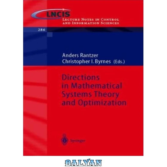 خرید و قیمت دانلود کتاب Directions In Mathematical Systems Theory And Optimization ترب
