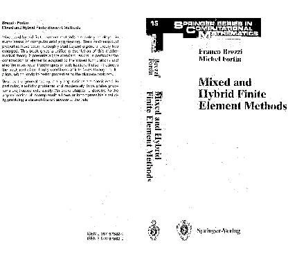 خرید و قیمت دانلود کتاب Mixed and Hybrid Finite Element Methods ویرایش 1 ا کتاب انگلیسی روشهای ...