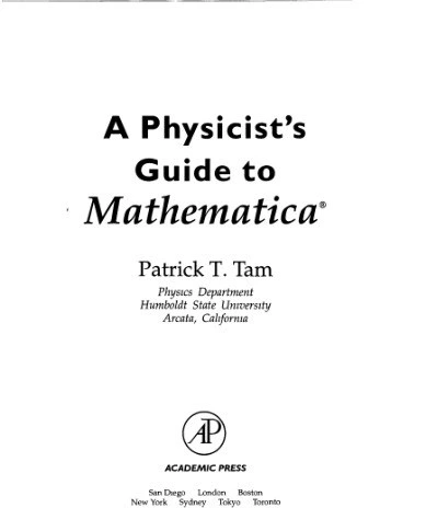 خرید و قیمت دانلود کتاب A physicist's guide to Mathematica 1st | ترب
