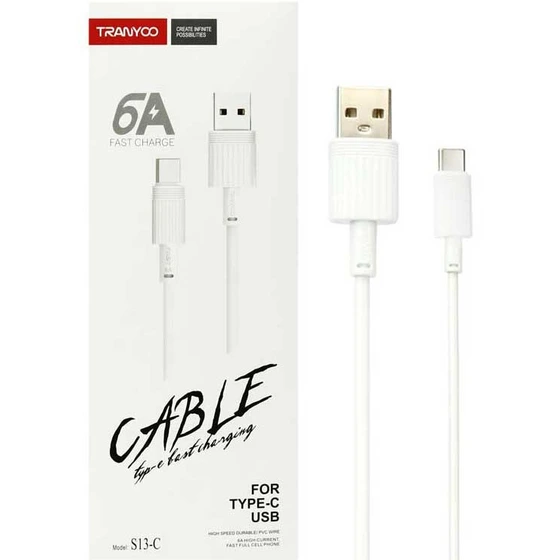 خرید و قیمت کابل شارژ tranyoo مدل s13-c تایپ سی | ترب