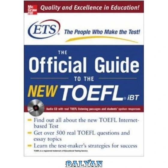 خرید و قیمت دانلود کتاب TOEFL iBT: The Official ETS Study Guide | ترب
