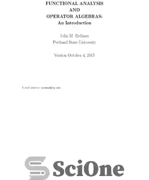 خرید و قیمت دانلود کتاب Functional analysis and operator algebras - آنالیز تابعی و جبرهای عملگر ...