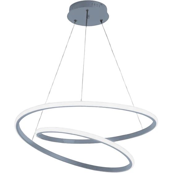 خرید و قیمت چراغ آویز کد A6318/1H-T طوسی (ریموت‌دار) | ترب