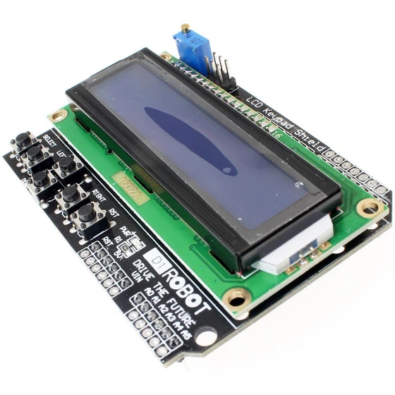 خرید و قیمت شیلد LCD کاراکتری16*2 آردوینو اونو /arduino uno lcd shi | ترب