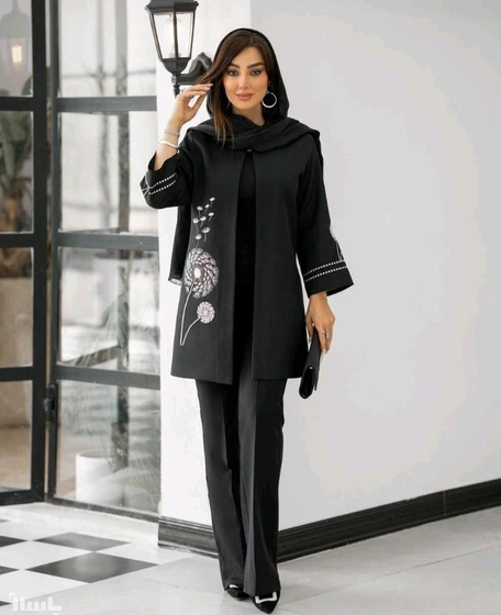 خرید و قیمت مانتو مجلسی کرپ مدل شیرین کد 1856013 | ترب